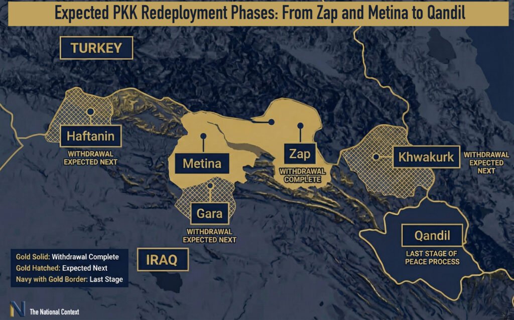 Turkey Confirms PKK Pullback From Six Zap and Metina Caves, With Hakurk ...